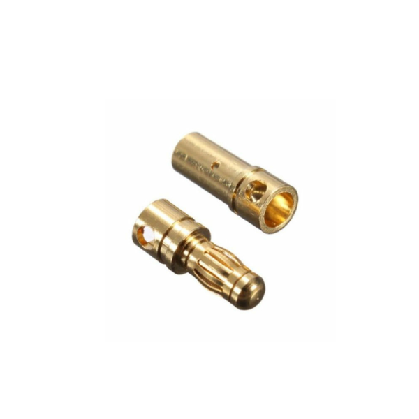 3.5MM BULLET CONNECTORS GOLD PLATED FOR HIGH CURRENT