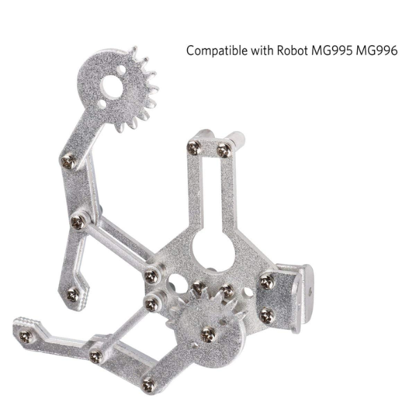 Metal Robotic Arm Gripper Compatible with MG995, MG996, MG966R Servo Motor