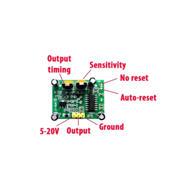 PIR Motion Detector Sensor Module