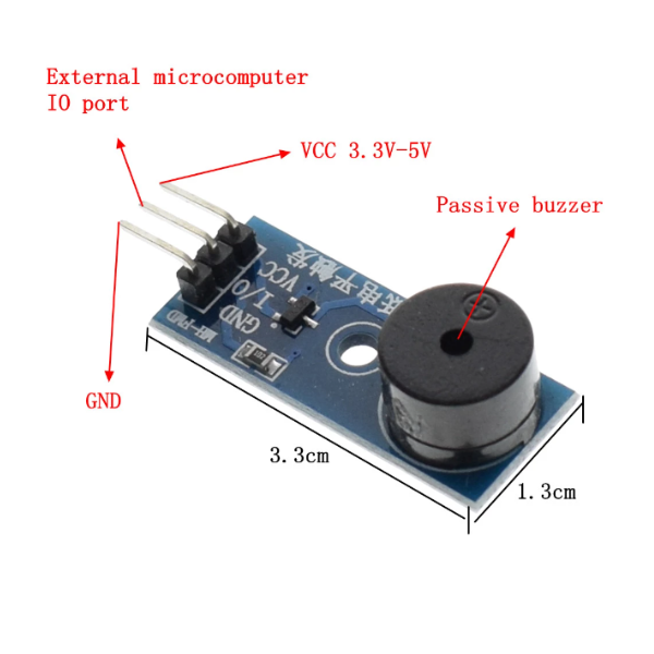 Active Buzzer Module 3.3-5V for Arduino