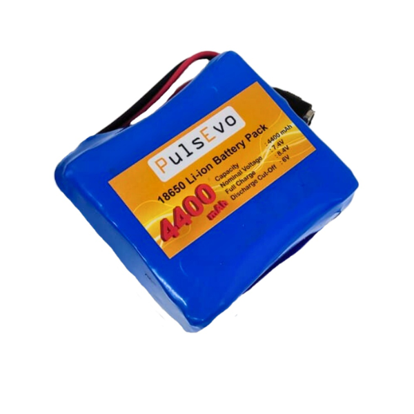 PulsEvo Power 18650 Li-Ion 4400mAh 12v 3S2P Protected Battery Pack