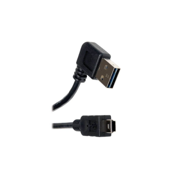USB Cable Right Angle A to Mini B