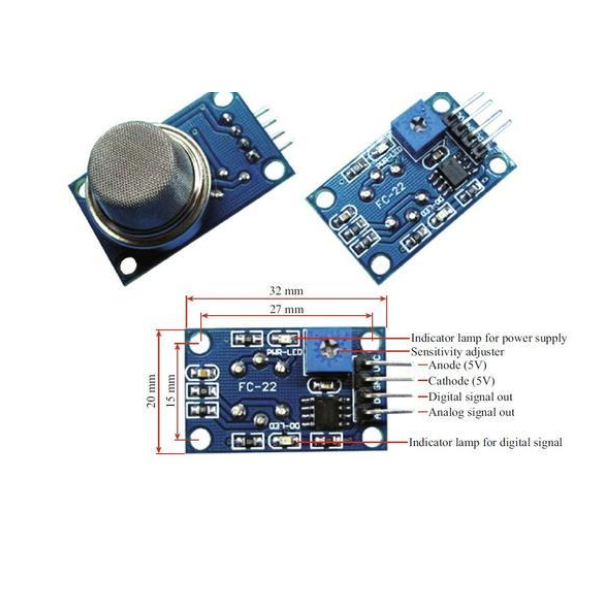 MQ-135 Air Quality & Hazardous Gas Sensor Module