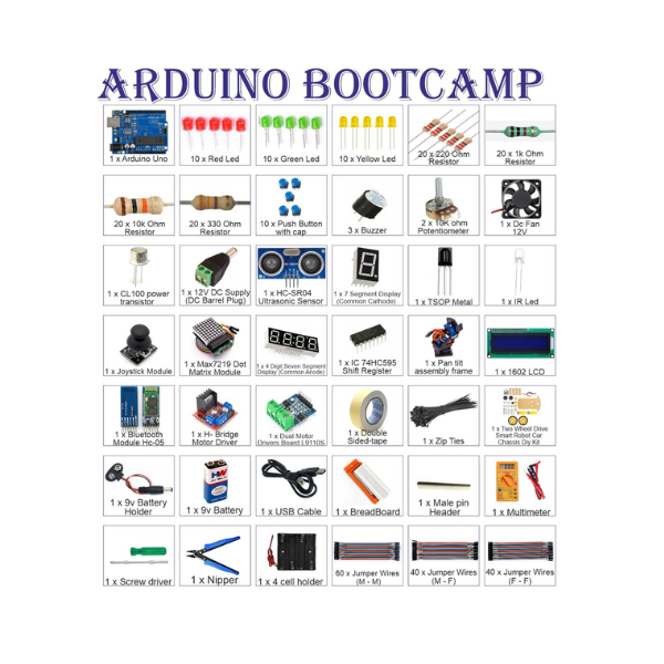 Arduino Bootcamp Learning Through Projects Build 15 Complete Arduino Projects From Scratch