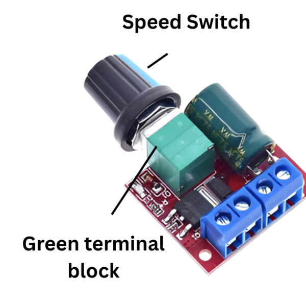 DC Motor Speed Controller 5V-25V 5A PWM Switch