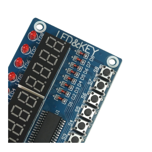 TM1638 8 Bit LED Digital Tube Display Module 8Keys Seven Segment
