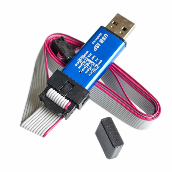 Mini USBISP USBASP Programmer Aluminum for 51 ATMEL AVR WIN7 64